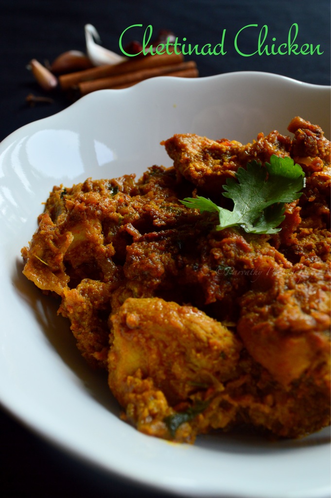 Paru's Kitchen: Chettinad Chicken Recipe